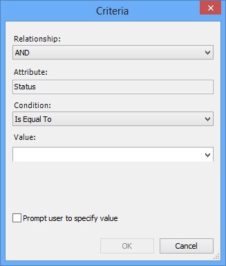 Creating criteria for your query